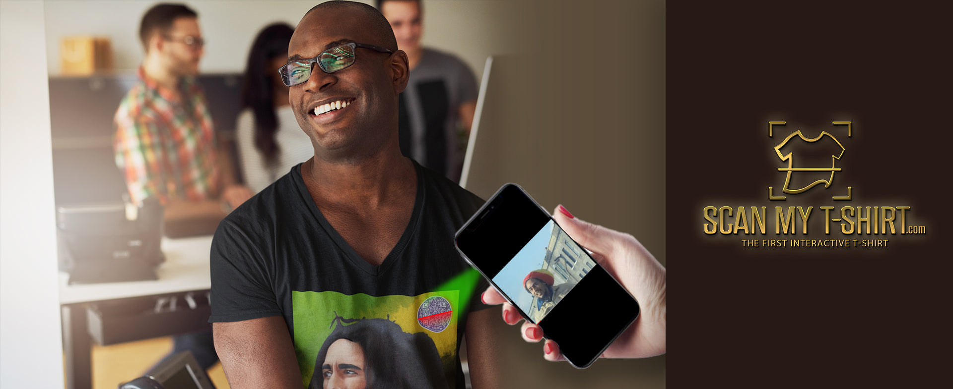 First Interactive T Shirt | Custom T Shirts - Scan My Tshirt – Scanmytshirt